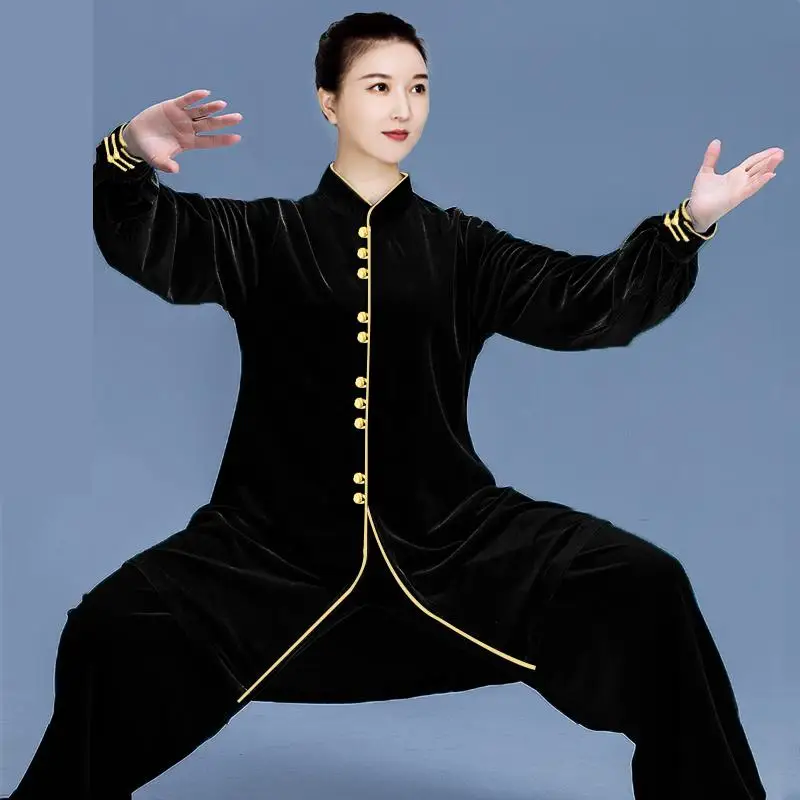 Women-Velour-Yaga-Gymnastics-Tai-Chi-Suit-Kung-Fu-Wushu-Martial-Art ...