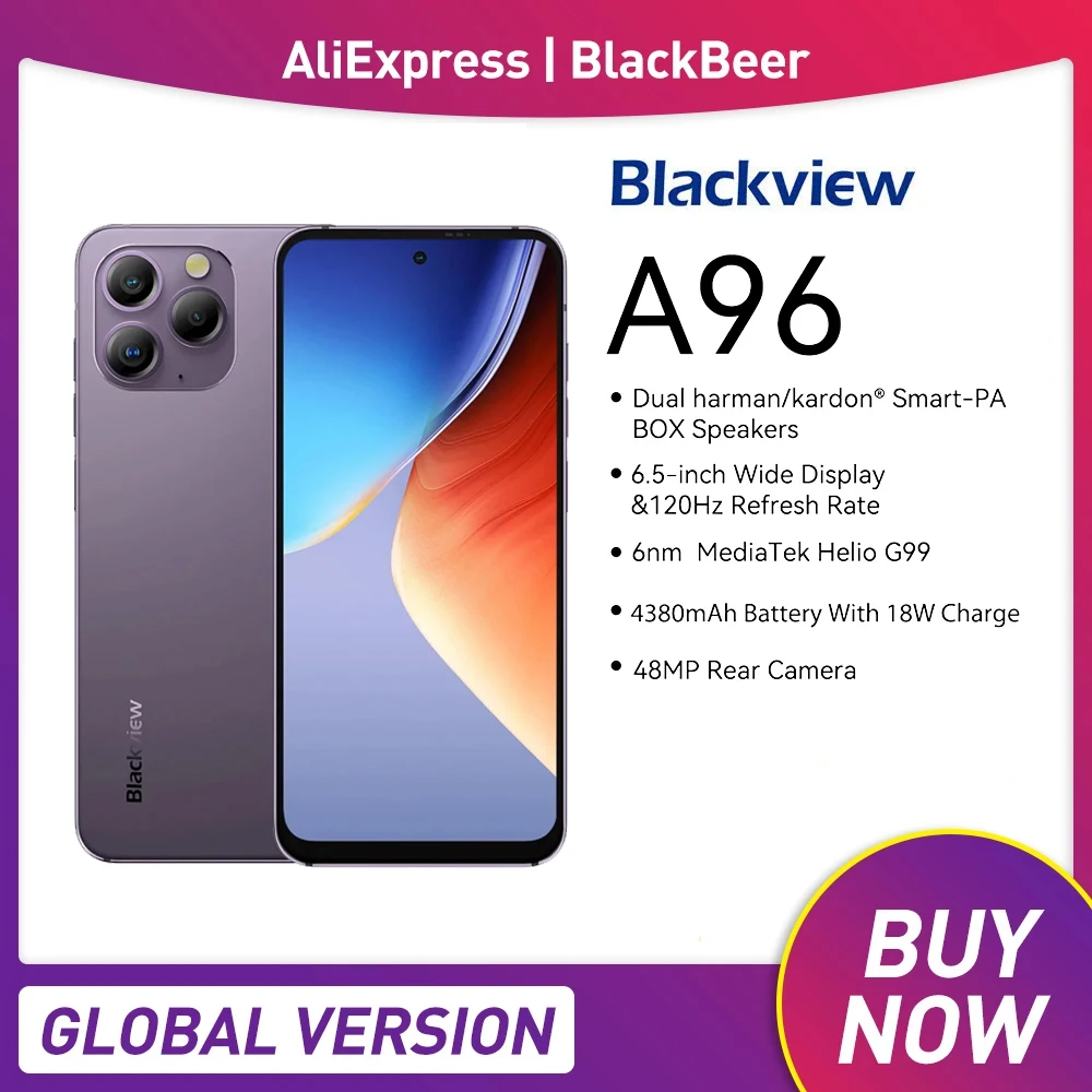 Blackview-A96-Smartphone-Android-13-8GB-12GB-256GB-Mobile-Phone-6-5Inch ...