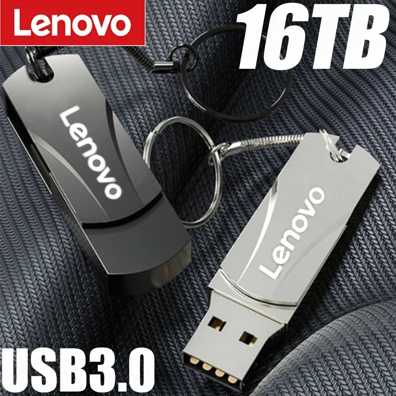 Lenovo 16TB USB Flash Drives U Disk 16TB USB 3.0 High Speed Metal Real Capacity Memory Stick Pen ...