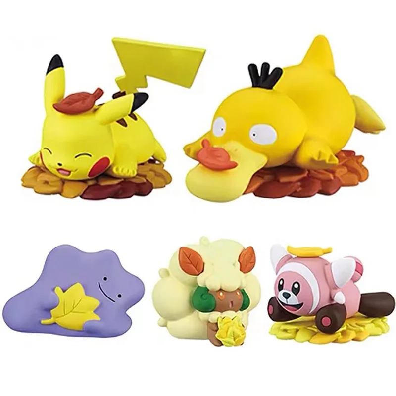 TOMY juguetes de Pokémon de la serie de otoño, Pikachu, Whimsicott ...
