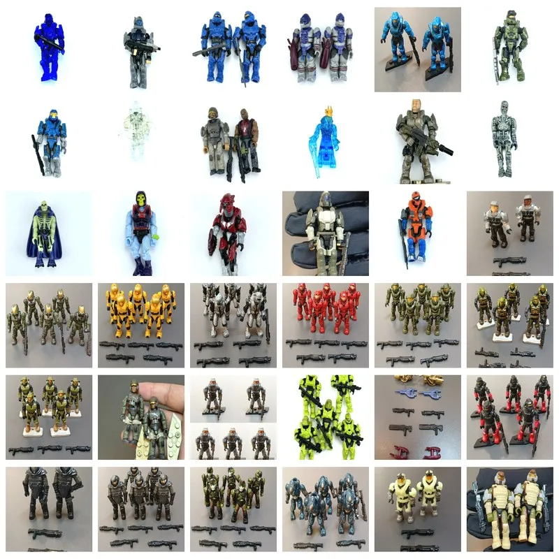 MEGA-BLOKS-builx-UNSC-COD-Marine-Spartan-Warrior-Skeleton-Eva-Master ...