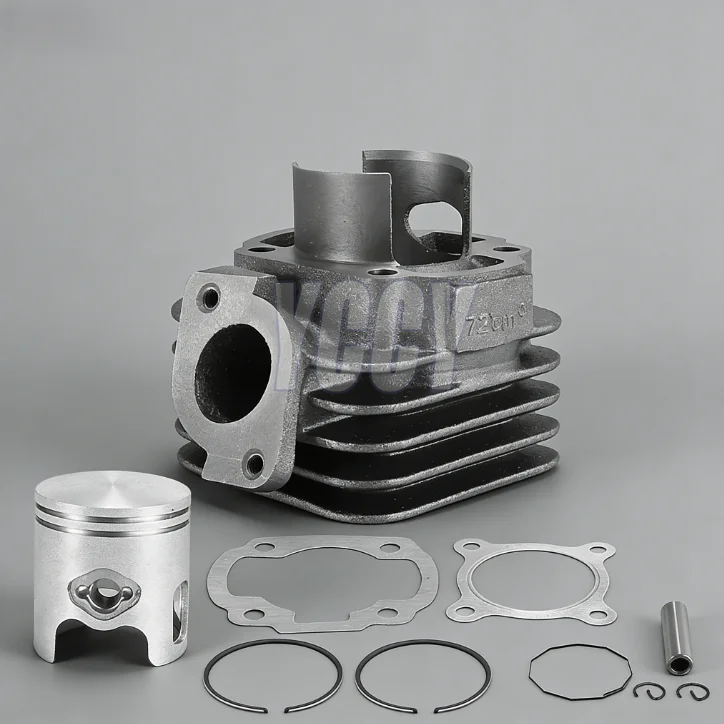 47MM High Quality Motorcycle Big Bore Cylinder Kit Piston Pin For ...