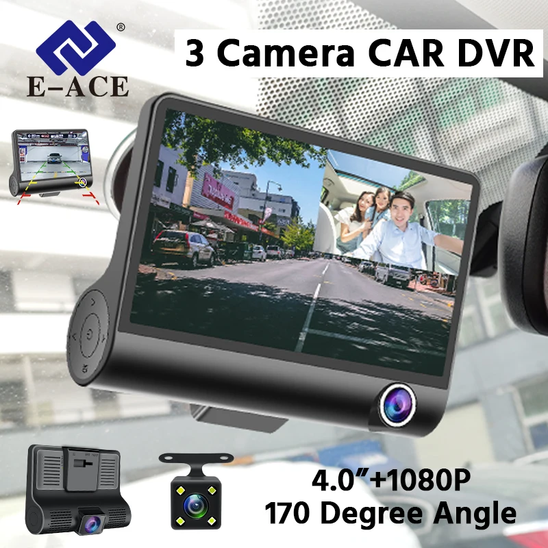E-ACE-B28-Car-dvr-1080P-dash-cam-Three-Camera-Night-vision-car-dvrs ...
