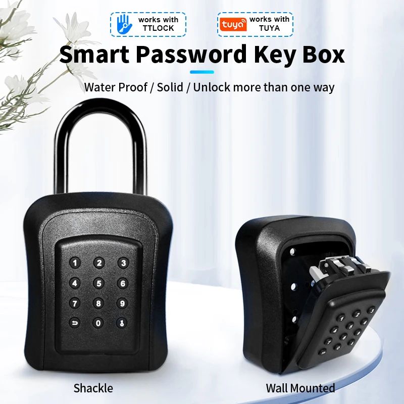 Tuya-or-TTLock-APP-Key-Box-Outdoor-Waterproof-Safe-Security-Intelligent ...