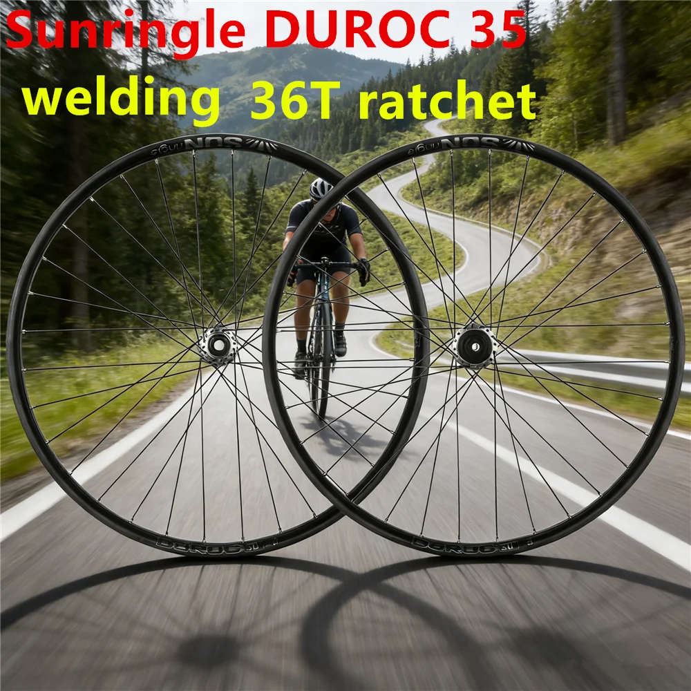 36T 라쳇 허브 MTB SUNRingle Weld Duroc 35 림 산악자전거 휠셋 27.5/29인치 튜브리스 레디 림 HG ...
