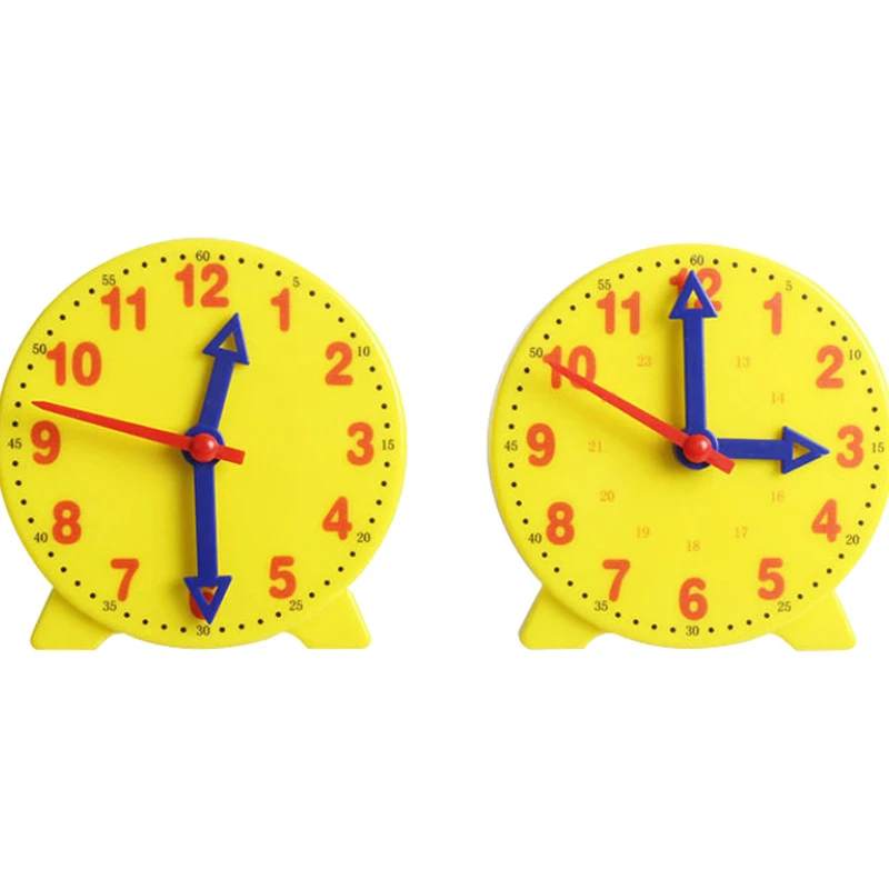 Model-Primary-School-Clock-Students-Two-Pins-Linkage-Math-Clock ...