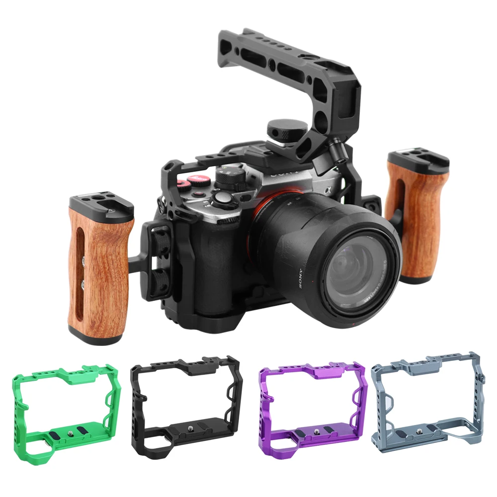 DSLR-Sony-A7M4-M3-R3R2-R5-A7IV-III-A1Camera-Cage-rig-With-Arca-Swiss ...