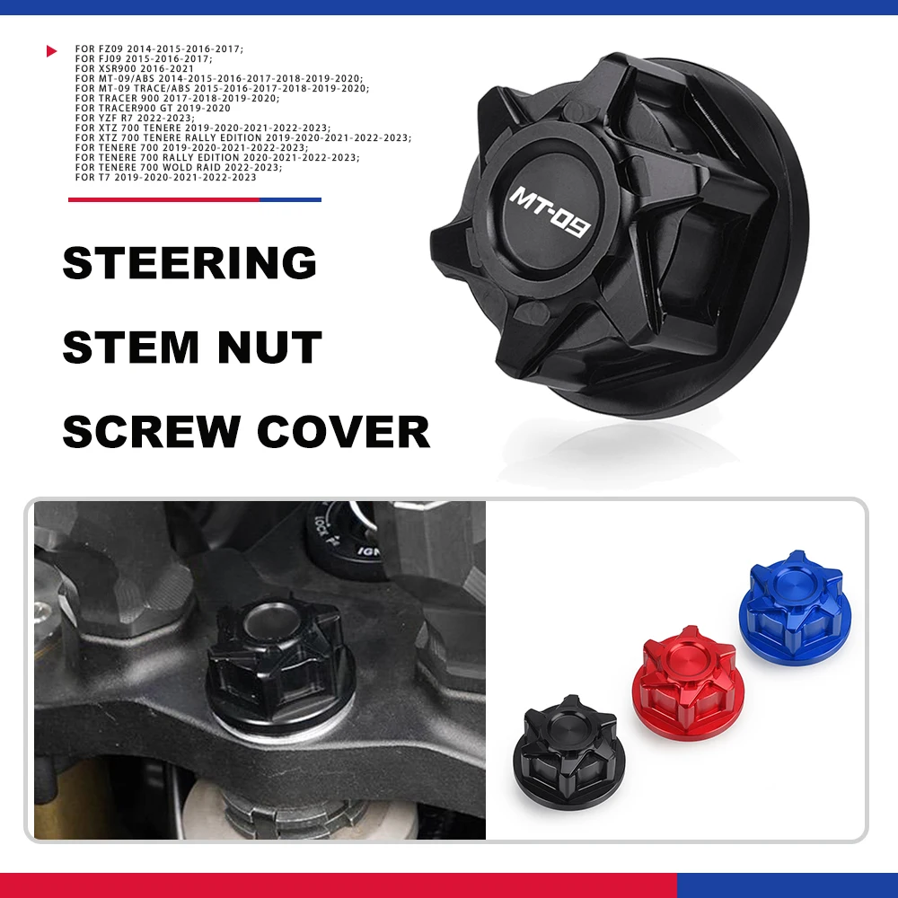 XSR-900-Motorcycle-Steering-Stem-Nut-Screw-For-Yamaha-Tenere-700-XTZ ...