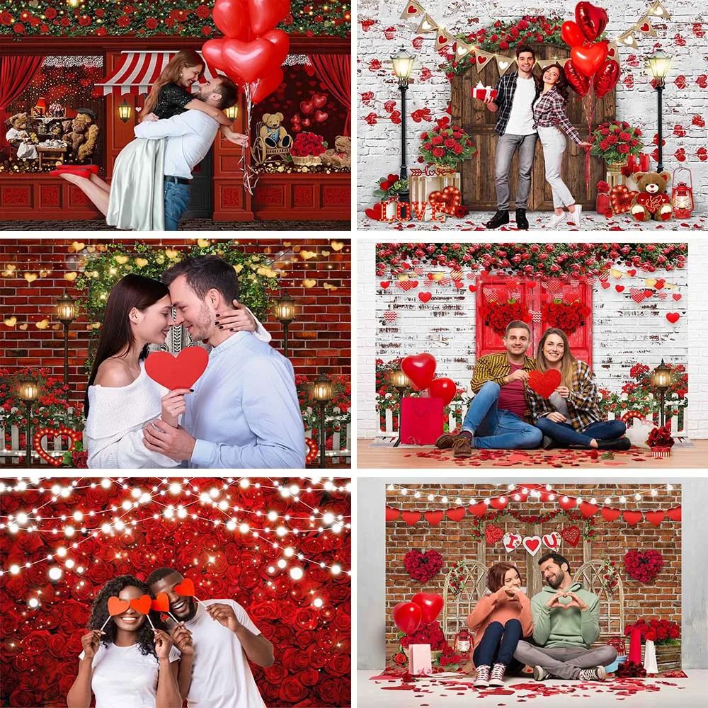 Valentines Day Flowers Background | Valentines Day Party Background ...