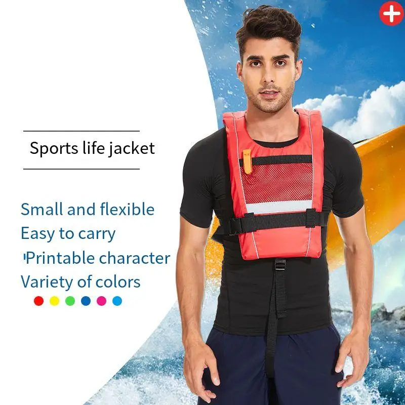 Life-Jacket-Water-Sport-Buoyancy-Jacket-Life-Vest-Swimming-Boating ...