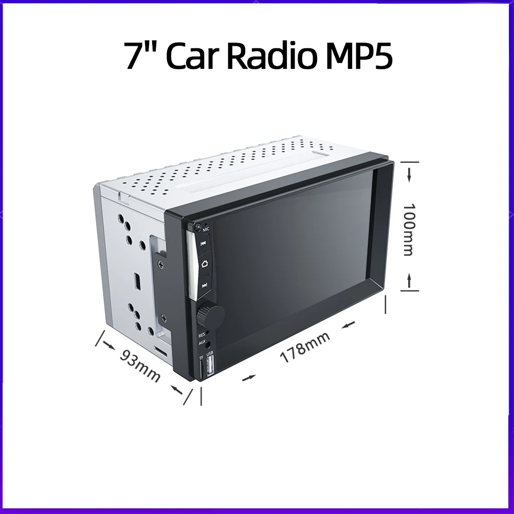 Universal-Touch-Screen-Head-Unit-2din-Car-Radio-CA7052-Carplay-radios ...