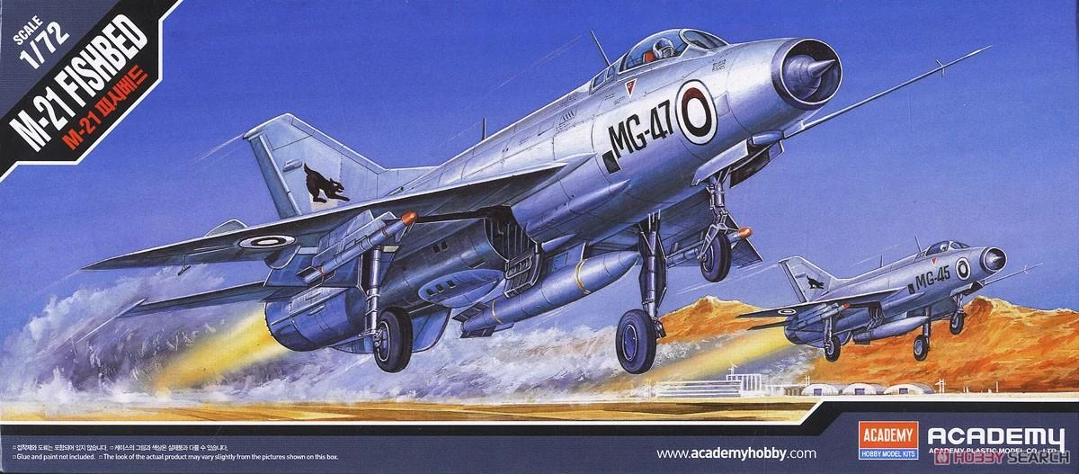 Academy 12442 1/72 Mig-21mf Fishbed (plastic Model) - Airplane Model ...