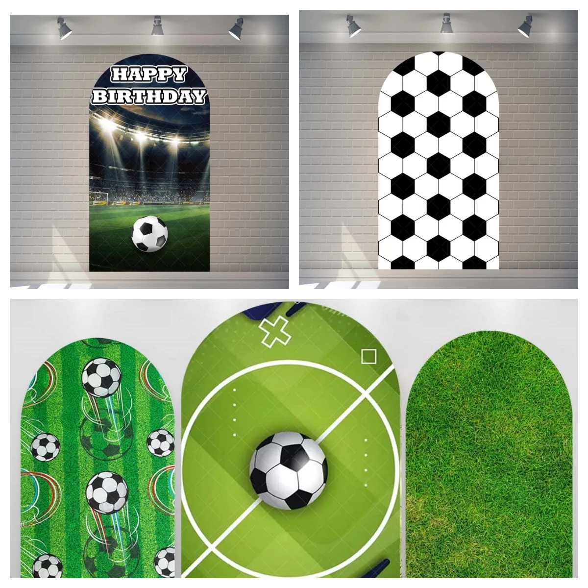 Football Arch Backdrop Cover for Boy Girl Birthday Party Soccer Sports ...