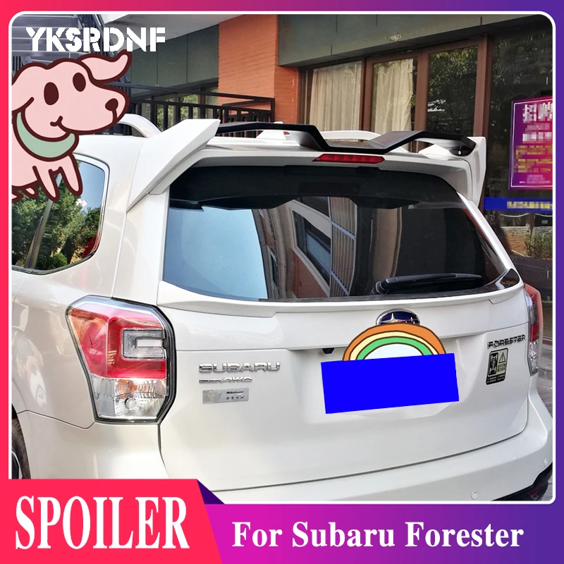 Car Rear Wing Spoiler For Subaru Forester Rear Middle Spoiler Carbon ...