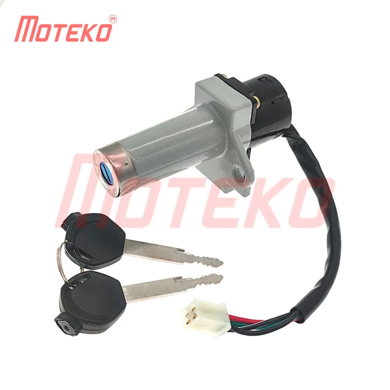 4 FEMALE PLUG IGNITION KEY SWITCH IGNITION LOCK FOR BRAVA ALTINO150 ...