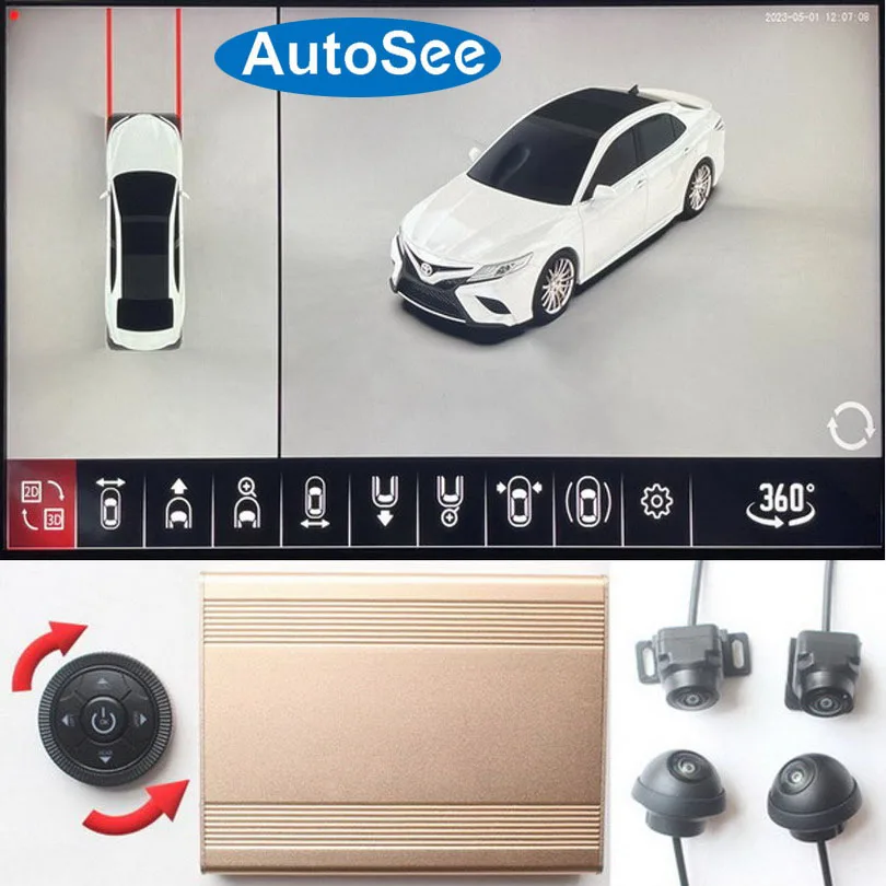 for-Toyota-Camry-Prius-car-360-degree-camera-bird-eye-3D-Panoramic-view ...
