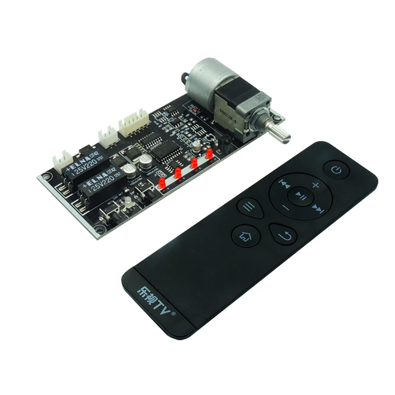 Dlhifi Remote Preamp Volume Control Board 4 Ways Audio Input Signal ...
