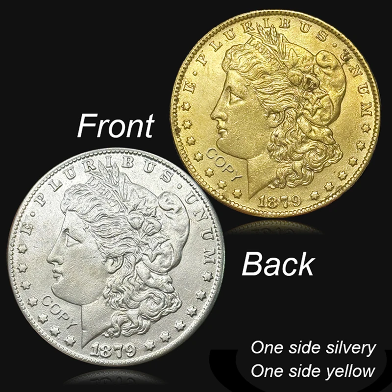 1PC-1879-Dual-Color-Morgan-Coin-One-Side-Silvery-and-One-Side-Yellow ...