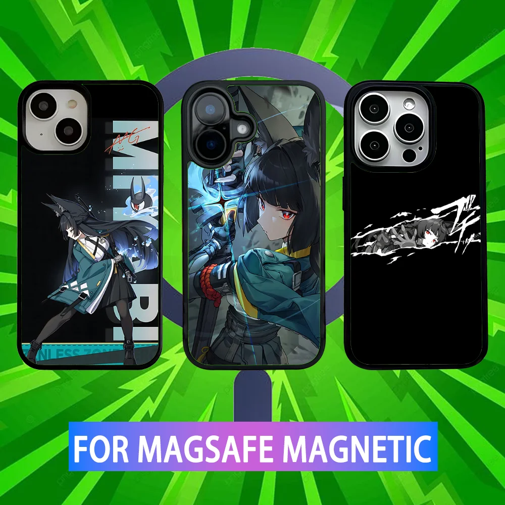 Hoshimi Miyabi ZZZ Phone Case For iPhone 16,15,14,13,12,11,Pro,Max,Plus ...