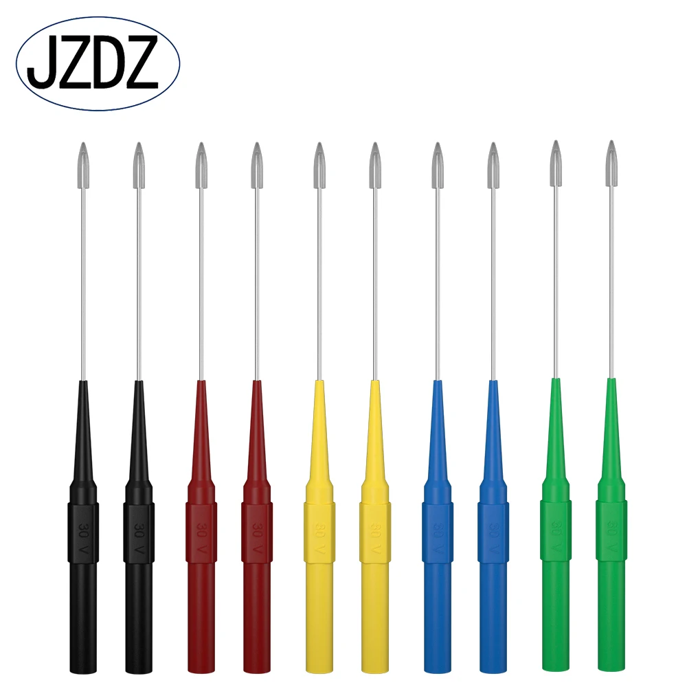 JZDZ-10pcs-1mm-Test-Probe-Needle-Mul-timeter-Stainless-Puncture-Back ...