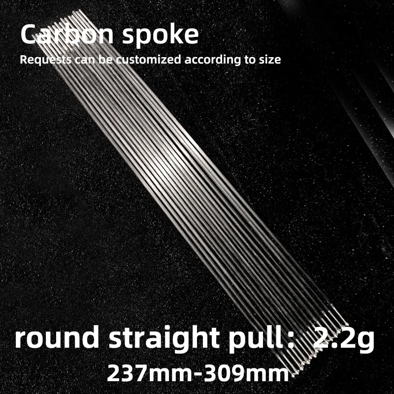 Carbon-bicycle-spokes-2-2g-straight-drawn-carbon-fiber-spokes-MTB ...