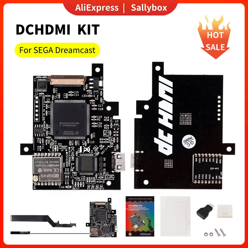 DCHDMI-Compat-vel-Chip-Game-Console-Kit-Alta-Defini-o-PCB-Board-para ...