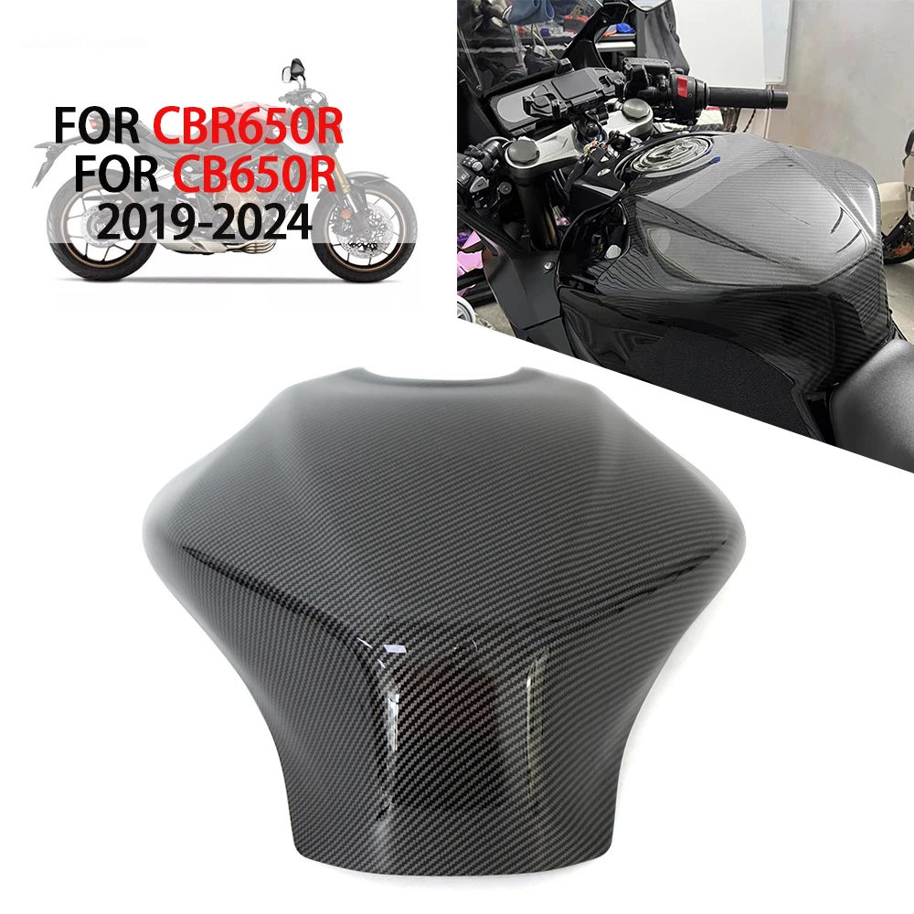 Motorcycle Carbon Fiber Look Fuel Gas Tank Cover Protector For Honda ...