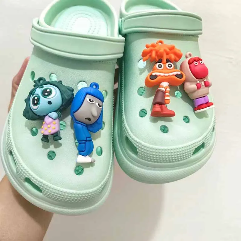 MINISO-Disney-Inside-out-2-Shoe-Charms-Mini-3D-Dolls-Cartoon-Clogs ...