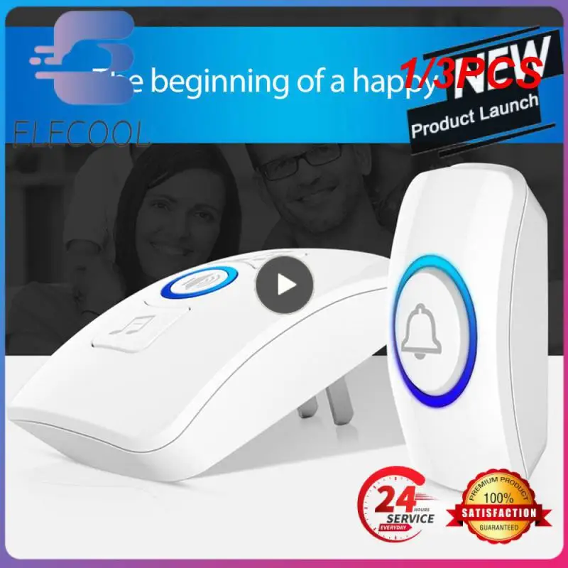 1-3PCS-Home-Wireless-Doorbell-433Mhz-Welcome-Friend-Smart-Doorbell ...