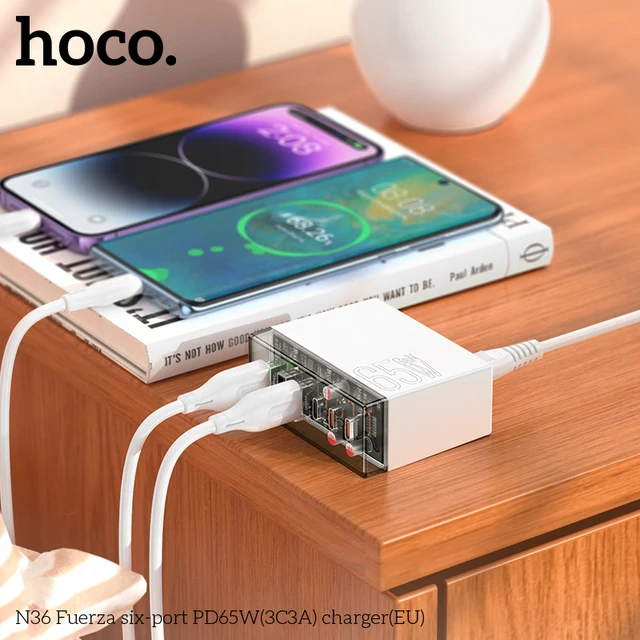 Suuq.ma - hoco 65W GaN Charger Desktop