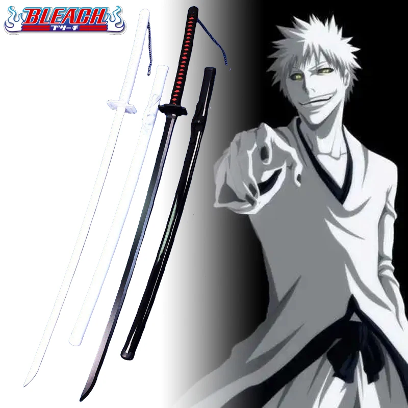 Bleach-Katana-Kurosaki-Ichigo-Cosplay-Prop-Grande-Tamanho-Completo-Faca ...