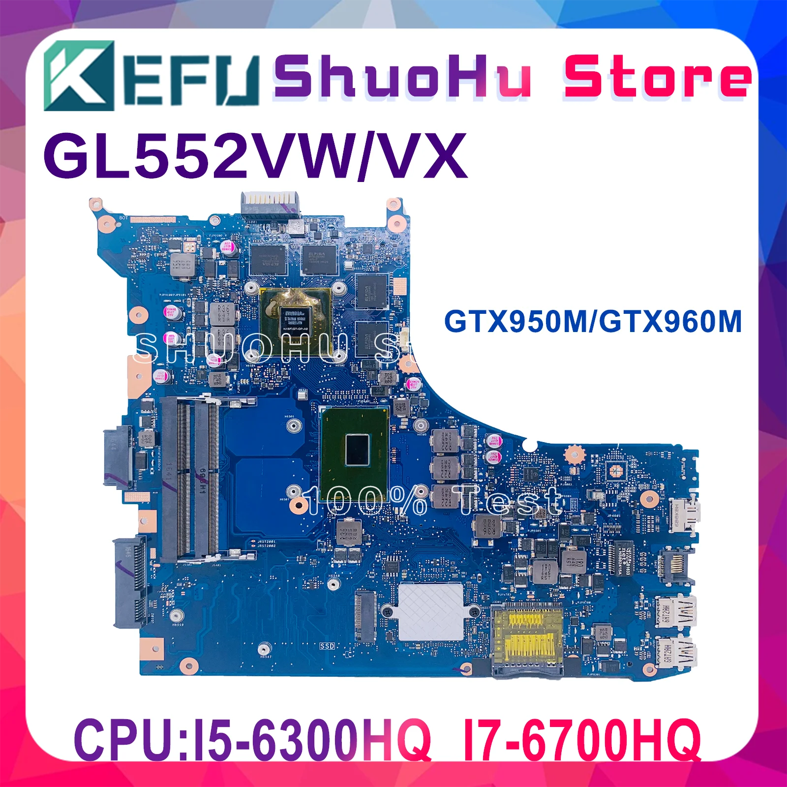GL552VW-Mainboard-ASUS-Flying-Fortress-GL552VX-FX51V-FX-PRO-GL552V ...
