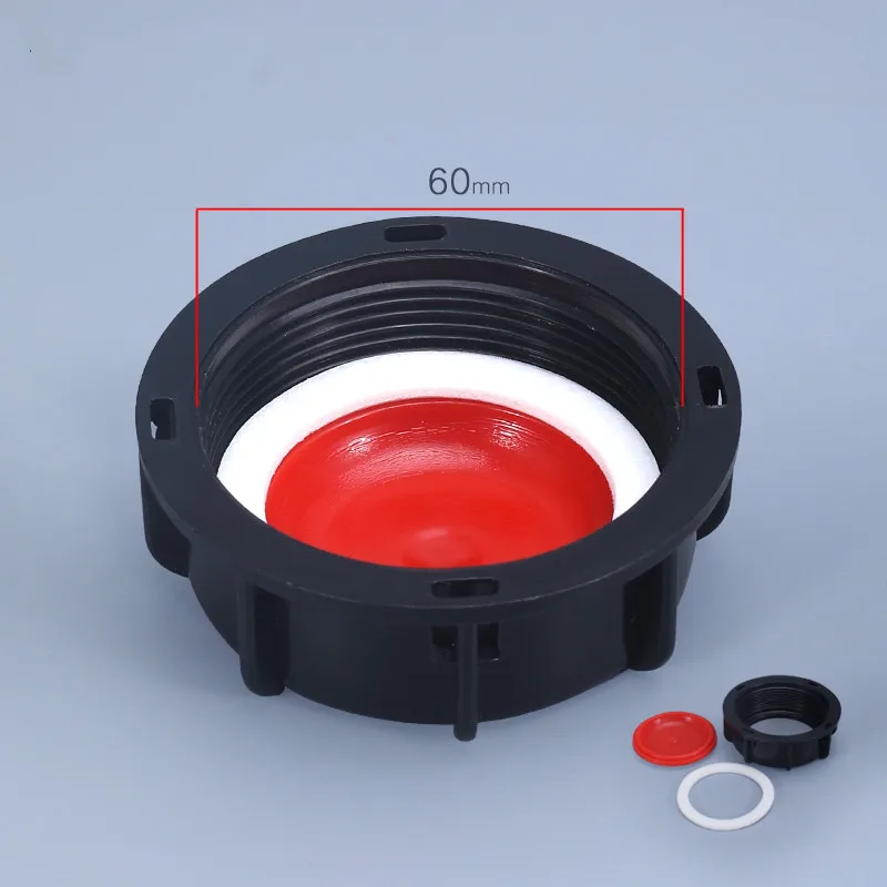 IBC Tote Tank Cover Lid 60mm Fine thread valve cap for 1000L water tank ...