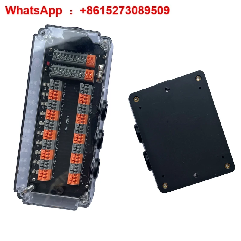 Sensor wiring terminal box splash proof and dustproof 10 position and ...
