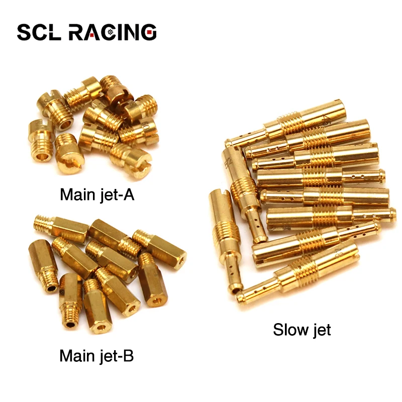 SCL Racing 20pcs Carburetor Main Slow/Pilot Jet Kit Replacement For PWK ...
