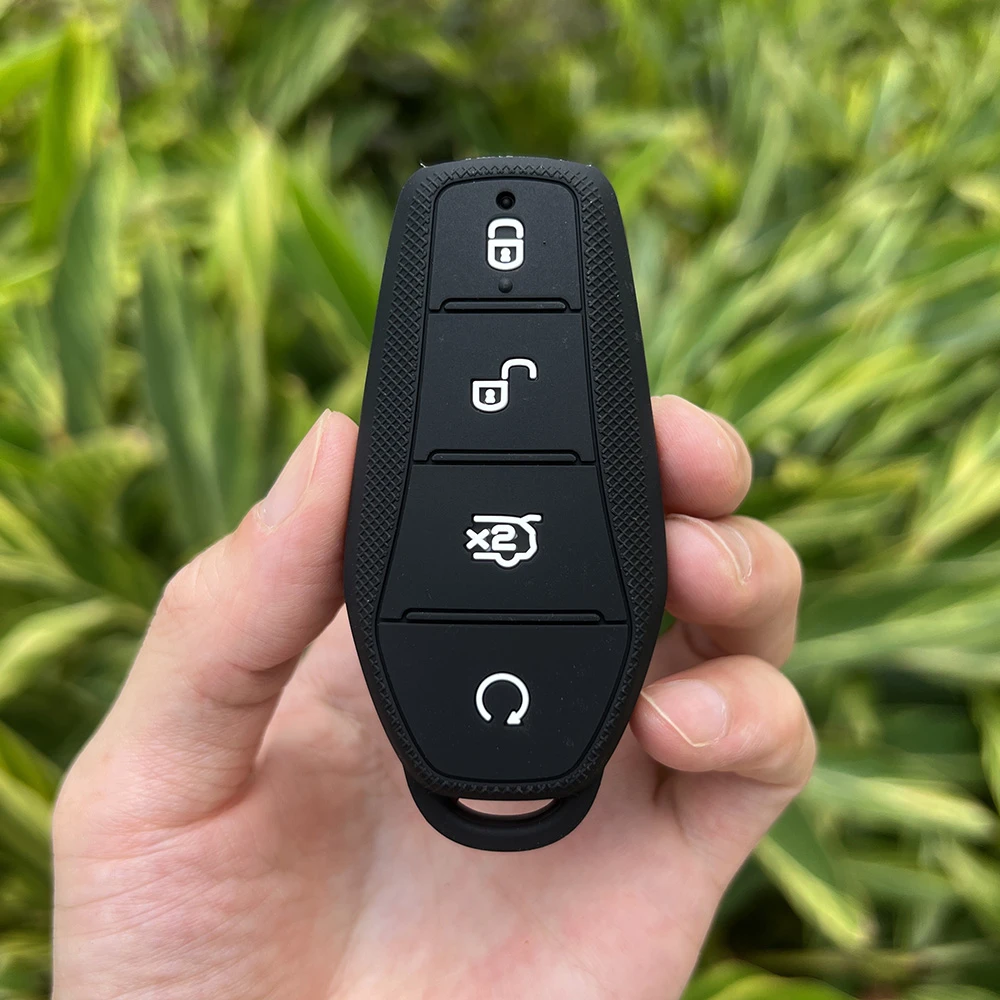 Silicone Car Key Case Cover Protector For Byd Han Ev Tang Dm/qin Plus ...