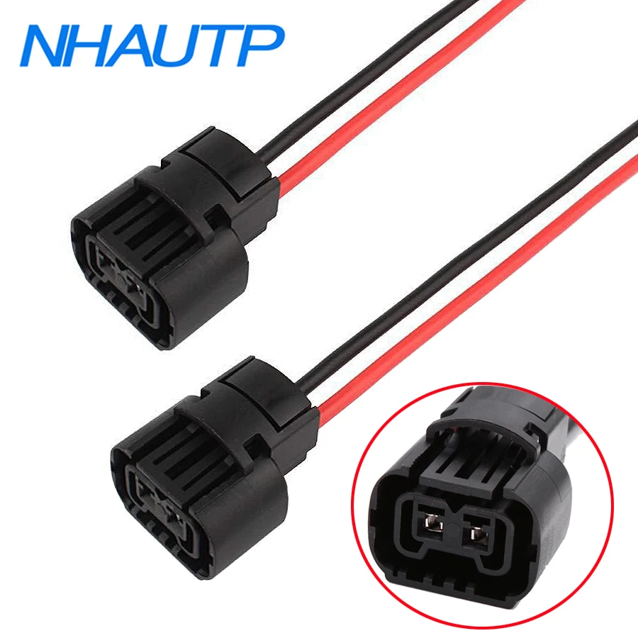 NHAUTP-2Pcs-H16-Socket-Adapters-Base-5202-PS24W-Female-Plug-Connector ...