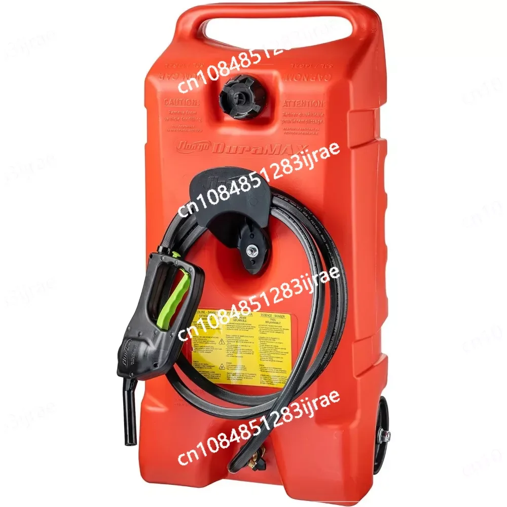 Flo-N-Go-Duramax-14-Gallon-Portable-Gas-Fuel-Tank-Container-Caddy-with ...
