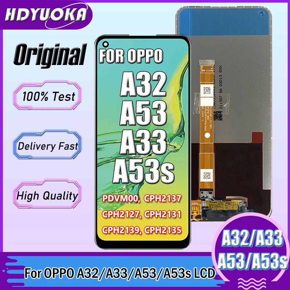 6-5-Original-For-Oppo-A32-A33-LCD-For-Oppo-A53-A53S-Lcd-Display-Touch ...