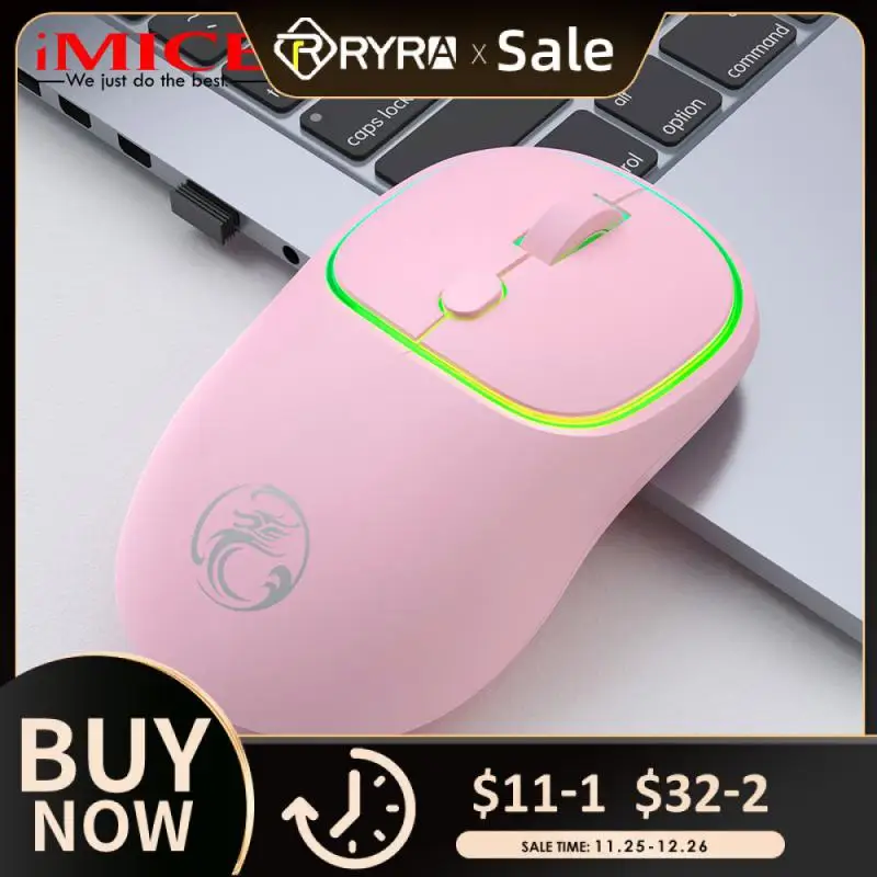 RYRA-New-7color-Wireless-Mouse-Luminous-Rechargeable-Bluetooth-Dual ...