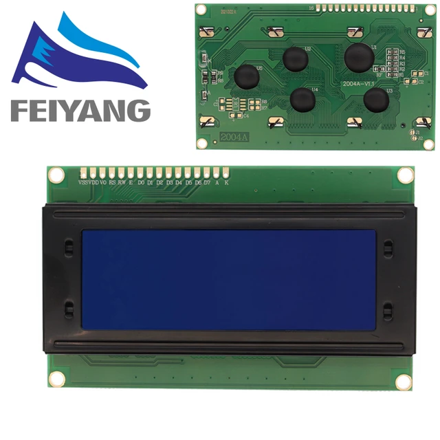 LCD2004+I2C 2004 20x4 2004A Blue/Green screen HD44780 Character LCD /w ...