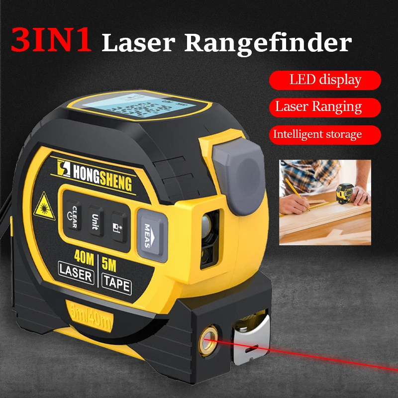 40-60m-Laser-Tape-Measure-3-In-1-Digital-Infrared-High-Precision-Laser ...