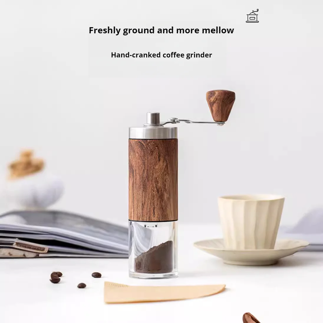 Hand-cranked-portable-coffee-bean-grinder-household-manual-coffee-bean ...