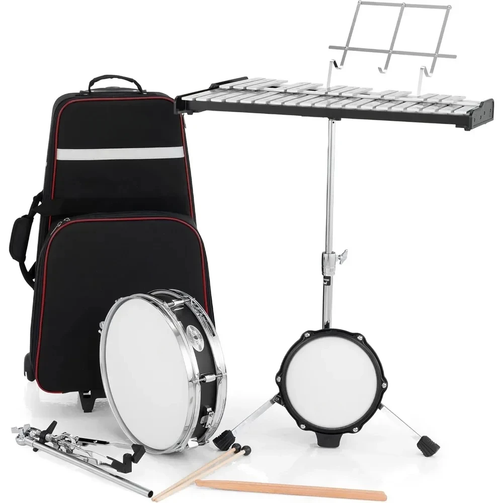 Glockenspiel-Bell-Student-Educational-Percussion-Kit-with-Snare-Drum ...