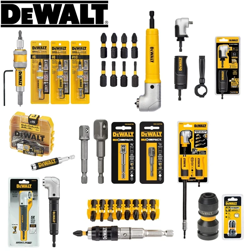 DEWALT-Drill-Bits-Cole-es-Ferramenta-Anexo-Drive-Corner-Converter-Adaptador-Hand-Tool-Acess-rios ...