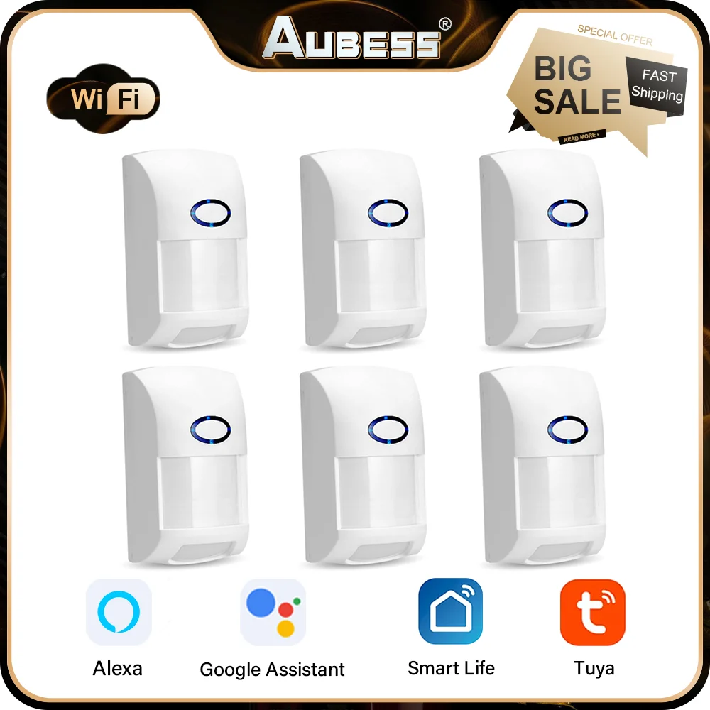 Tuya WiFi PIR Motion Sensor Wireless Infrared Detector Human Body ...