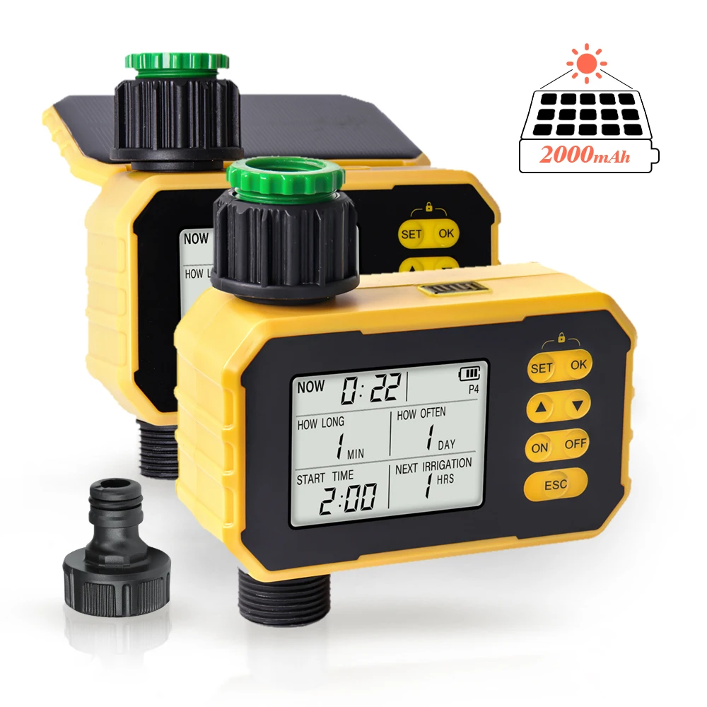 Programmable-LCD-Digital-Solar-Timer-WaBuilt-in-Battery-for-Garden-Lawn ...