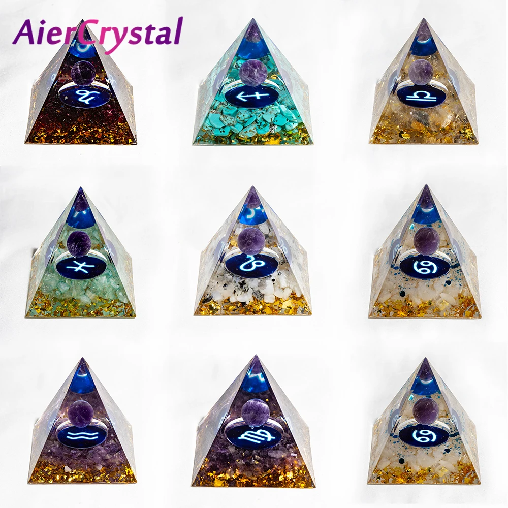 Natural Crystals Constellation Pyramid Peridot Healing Reiki Chakra ...