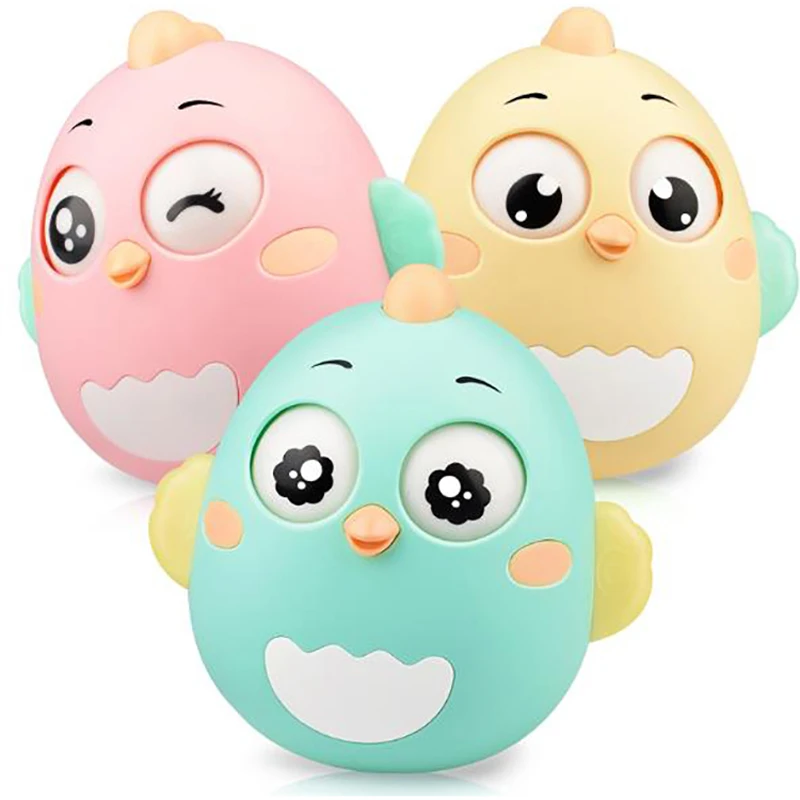 Cute Baby Toys Nodding Moving Eyes Owl Doll Baby Rattles Newborn Gifts ...