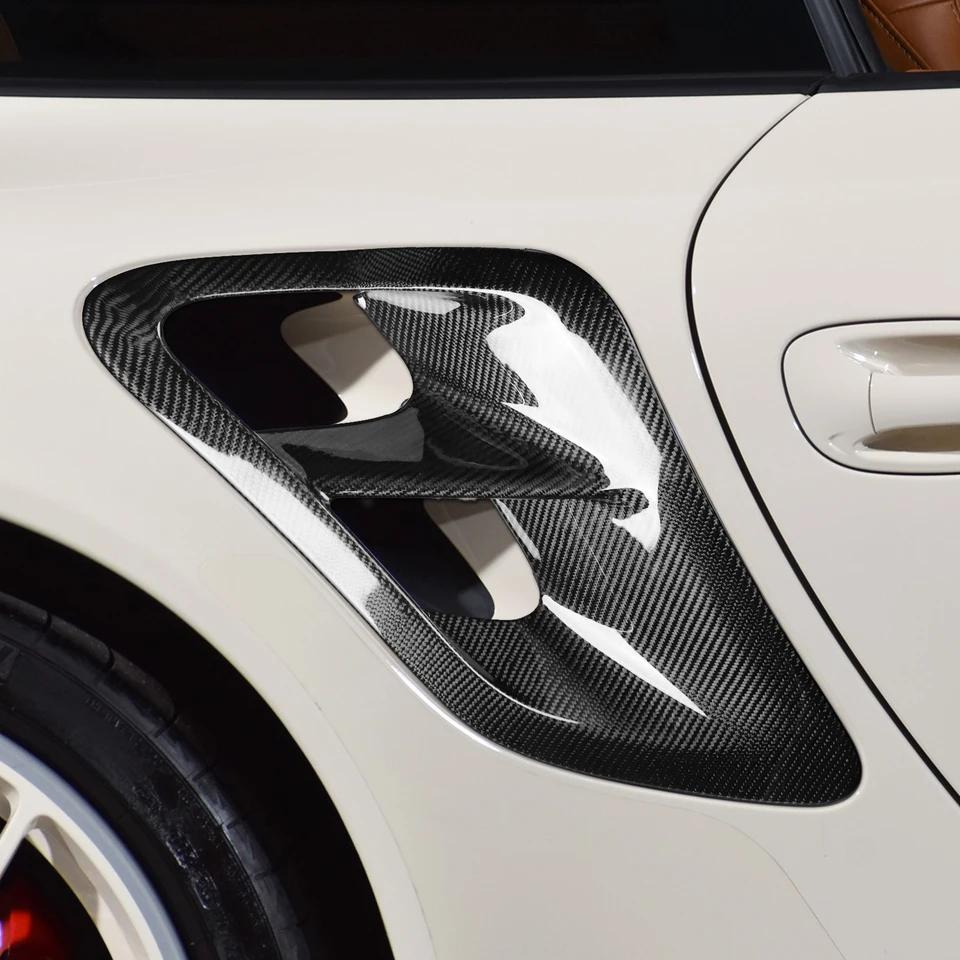 Aerodynamic Fender Vents Replacement Dry Carbon Fiber Side Fender Air ...